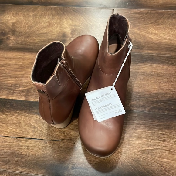 Birkenstock | Shoes | Birkenstock Ebba Leather Wedged Boot Nwt | Poshmark